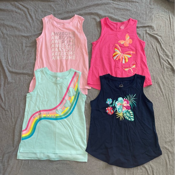 wonder nation | Shirts & Tops | Wonder Nation Set Of 4 Girls Tanks ...